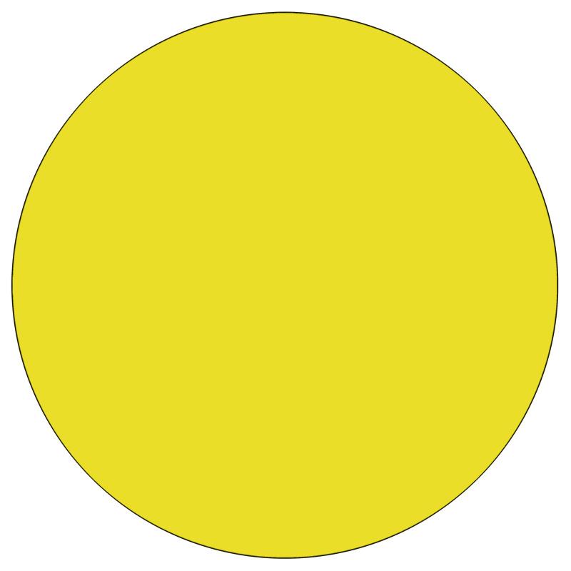 Mobile 48'' Round Yellow HP Laminate Activity Table - Height Adjustabl