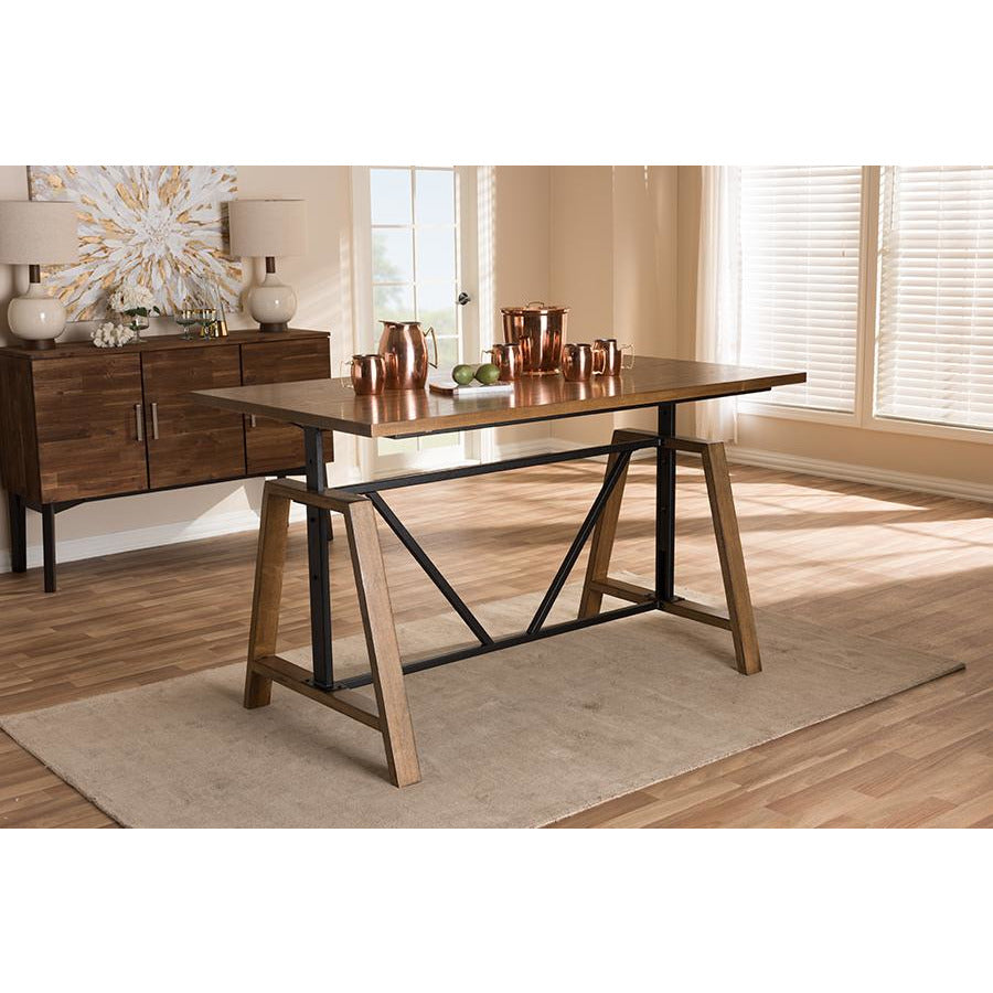Shop Adjustable Height Work Wood Table Online | Skyline Decor