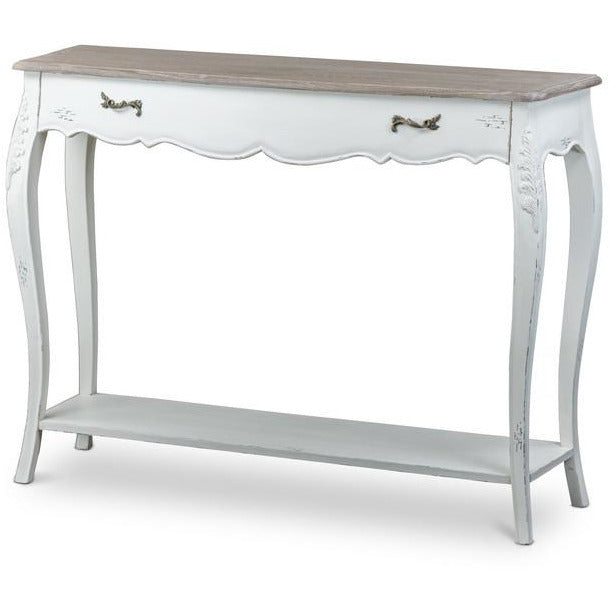 Skyline Decor-Bourbonnais Wood Traditional French Console Table