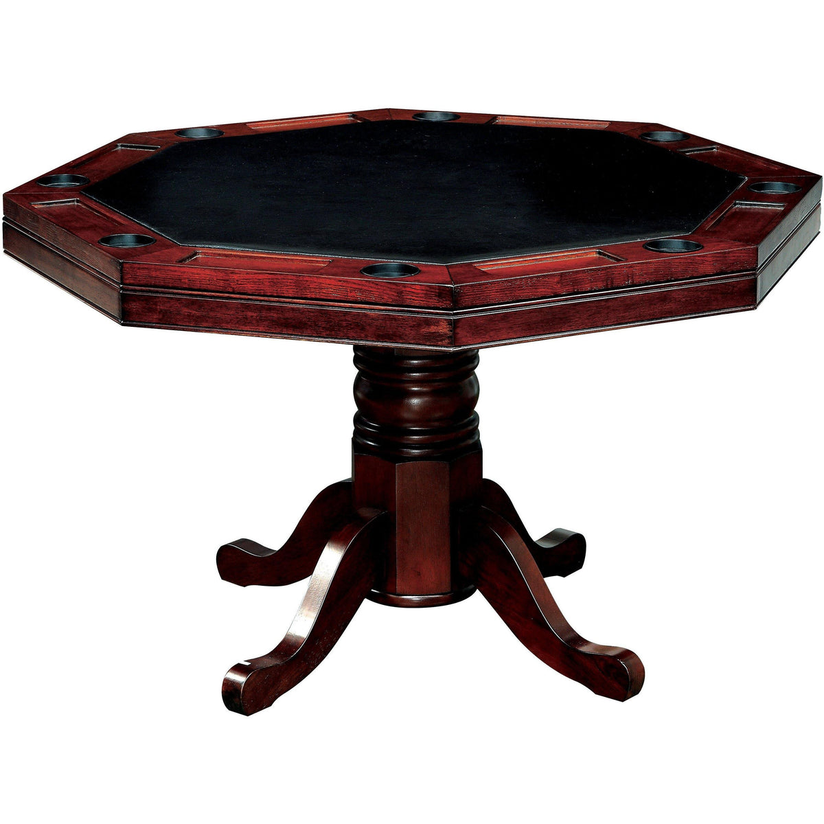 Skyline Decor-Spector traditional cherry reversible poker game table