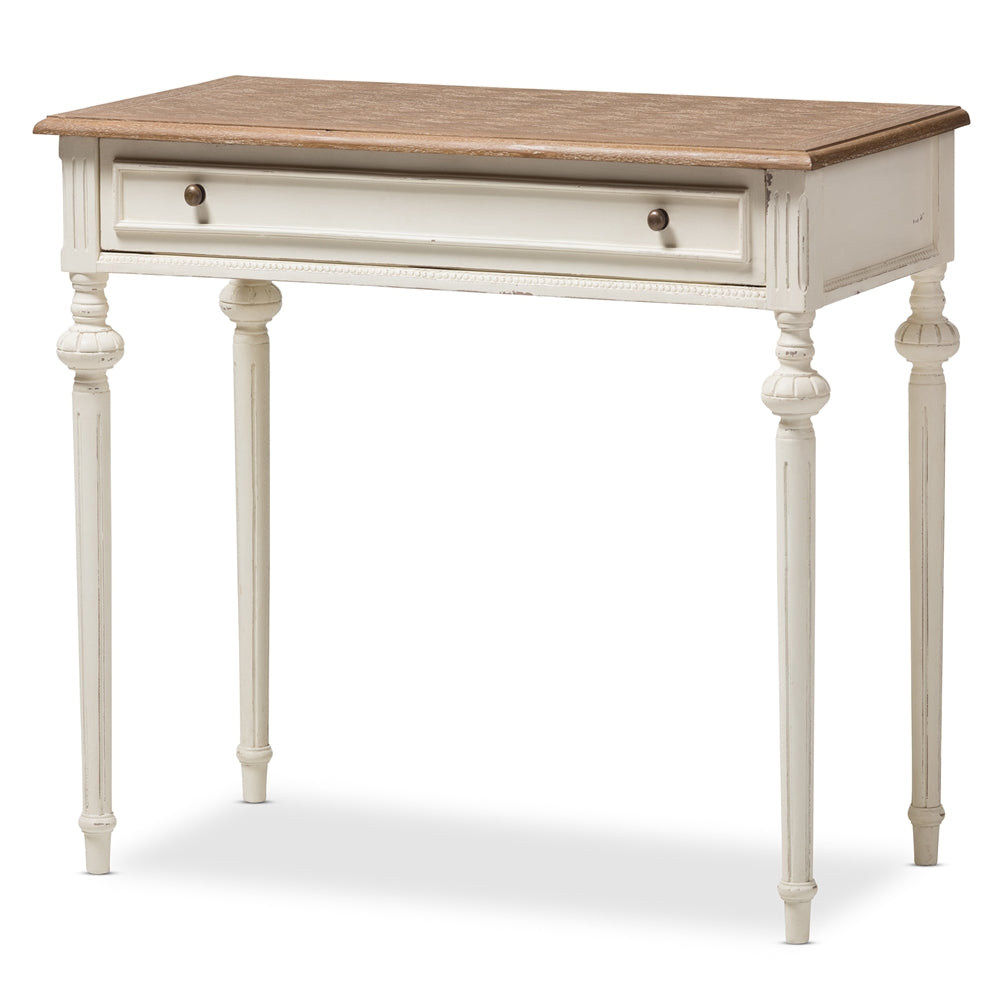 Shop Whitewash Writing Desk Online | Skyline Decor